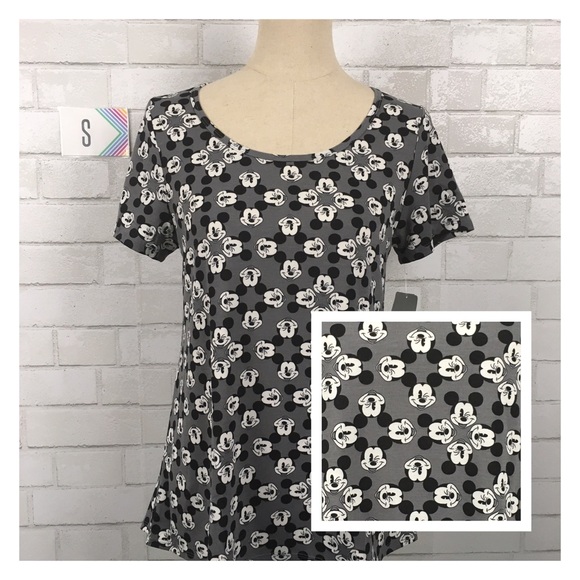LuLaRoe | Tops | Lularoe W Disney Mickey Mouse Classic T Size S | Poshmark